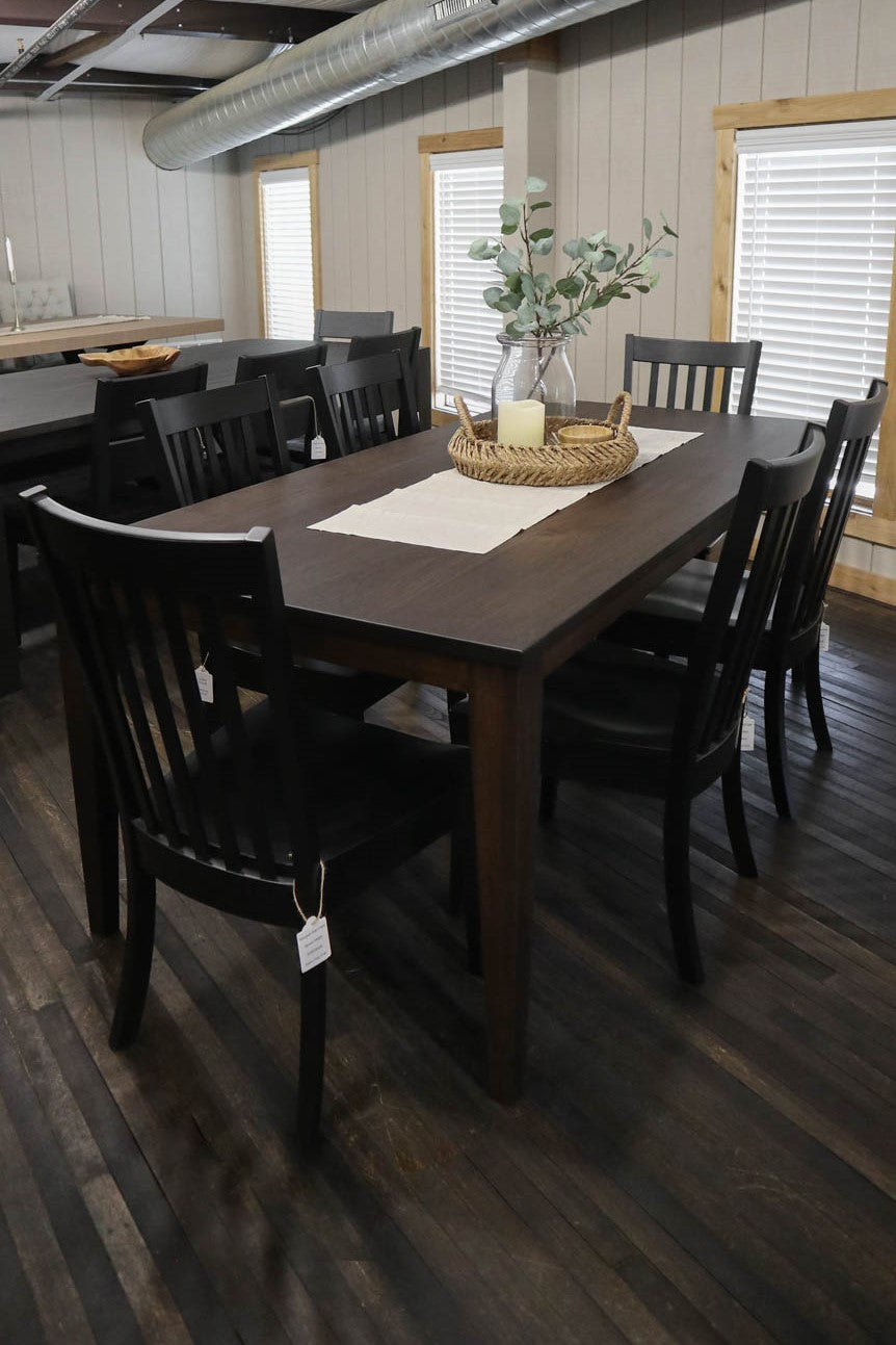 |#155| HICKORY TAPERED FOUR LEG TABLE – Element Furniture